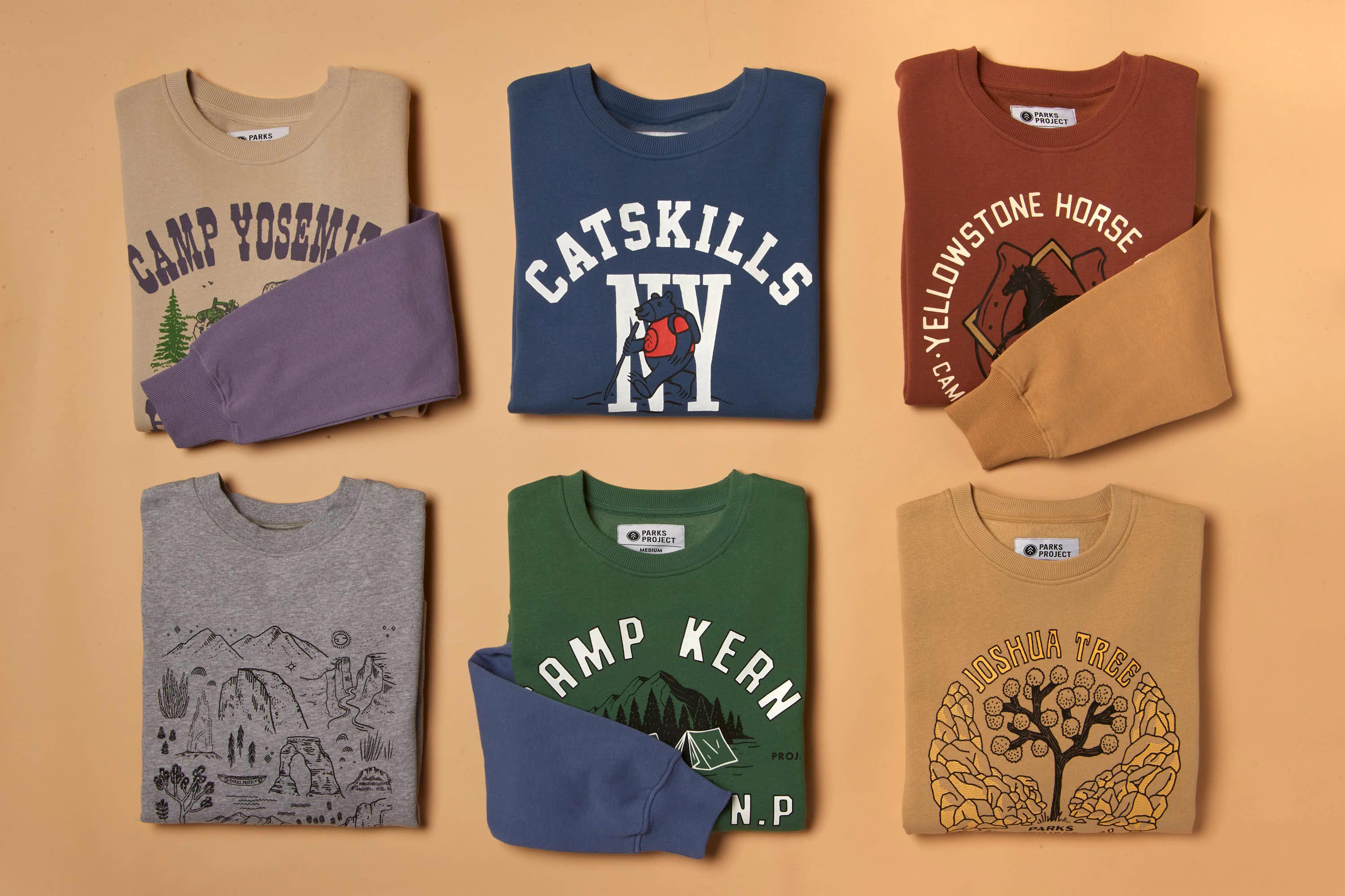 Shop our limited stock Tees, Crews, Bottoms, and more – Parks Project