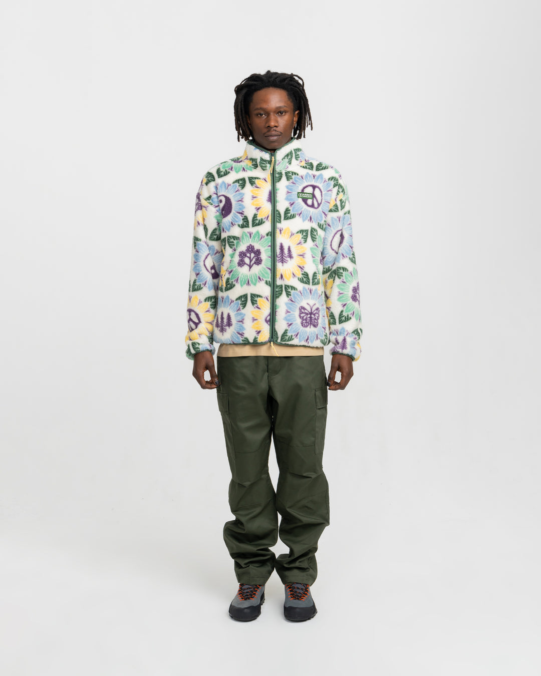 Eco-Friendly Nature In Bloom Faux Shearling Jacket – Parks Project