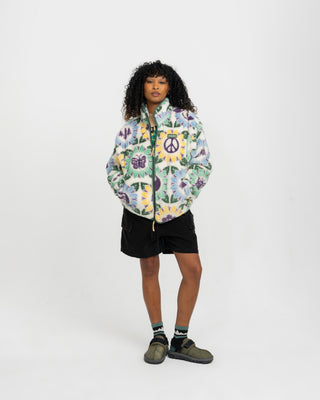 Eco-Friendly Nature In Bloom Faux Shearling Jacket – Parks Project