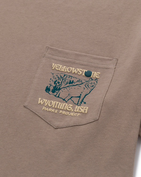 Shop Yellowstone Puff Print Pocket Tee Inspired by Yellowstone NP ...