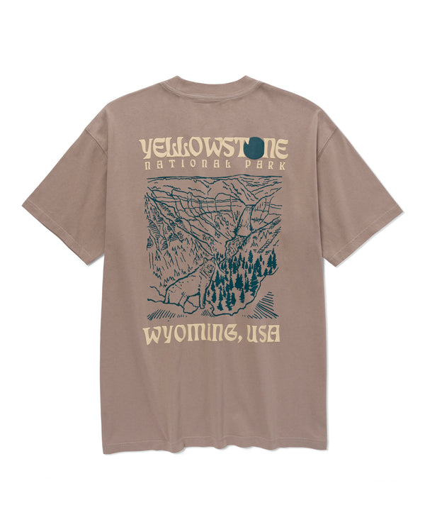 Shop Yellowstone Puff Print Pocket Tee Inspired by Yellowstone NP ...