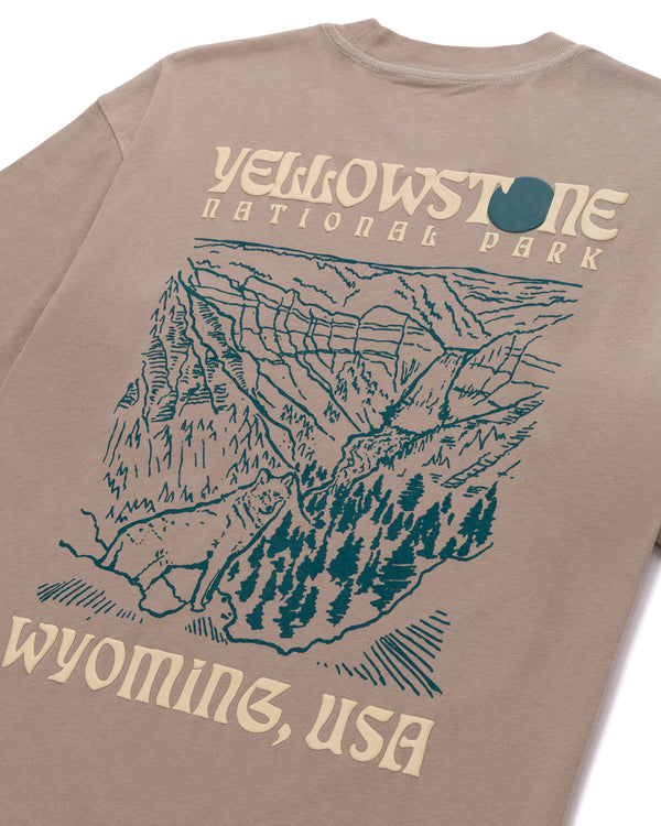 Shop Yellowstone Puff Print Pocket Tee Inspired by Yellowstone NP ...