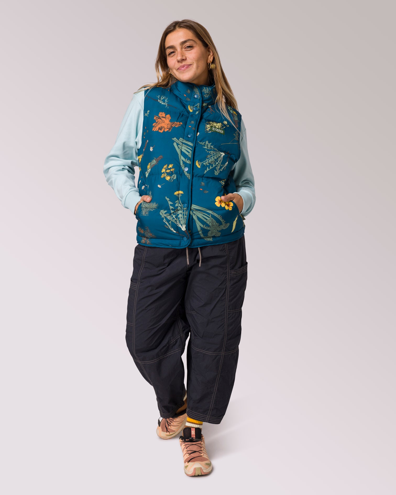 Shop Women's Forest Forager Cropped Puffer Vest Inspired by National ...