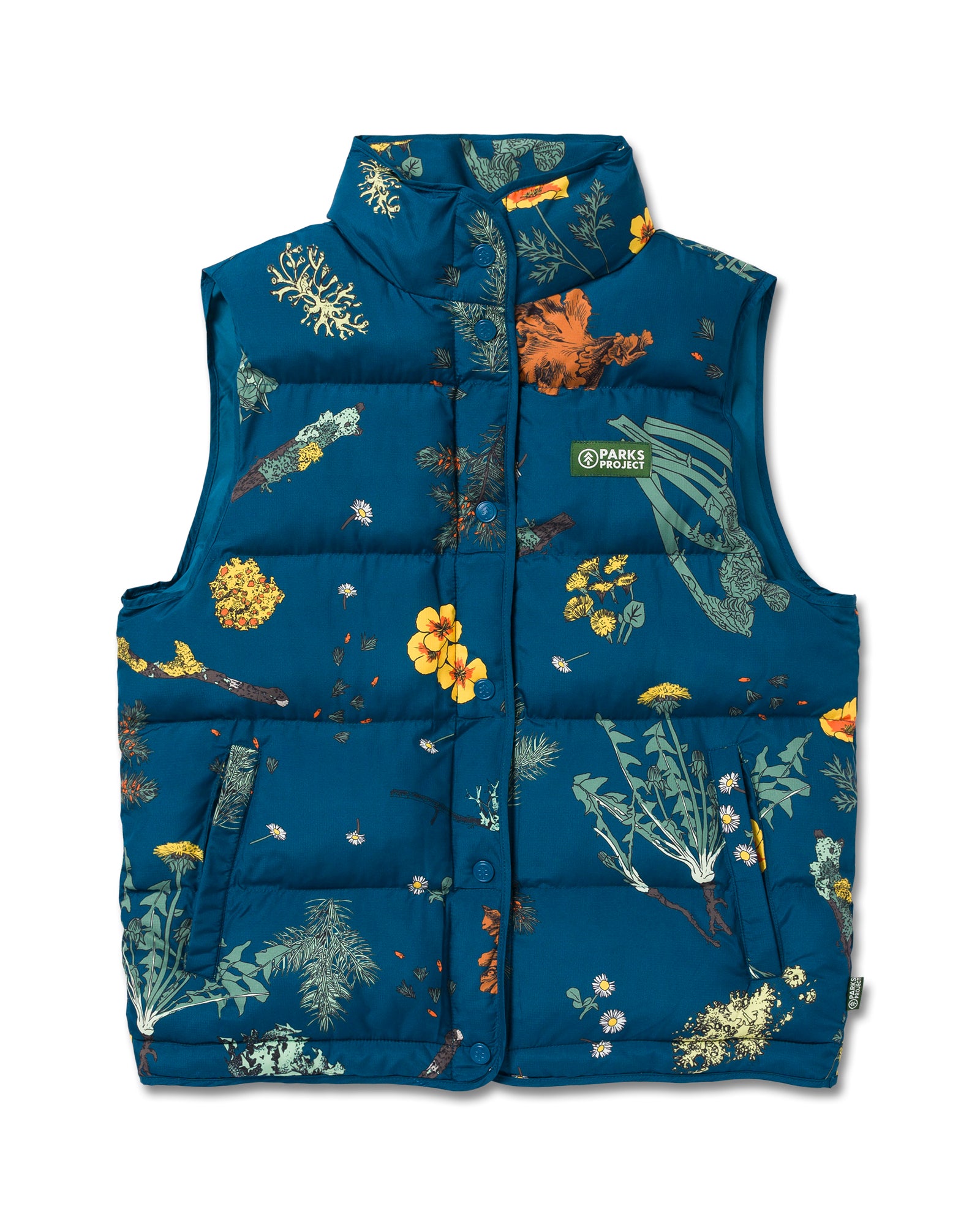 Shop Women's Forest Forager Cropped Puffer Vest Inspired by National ...