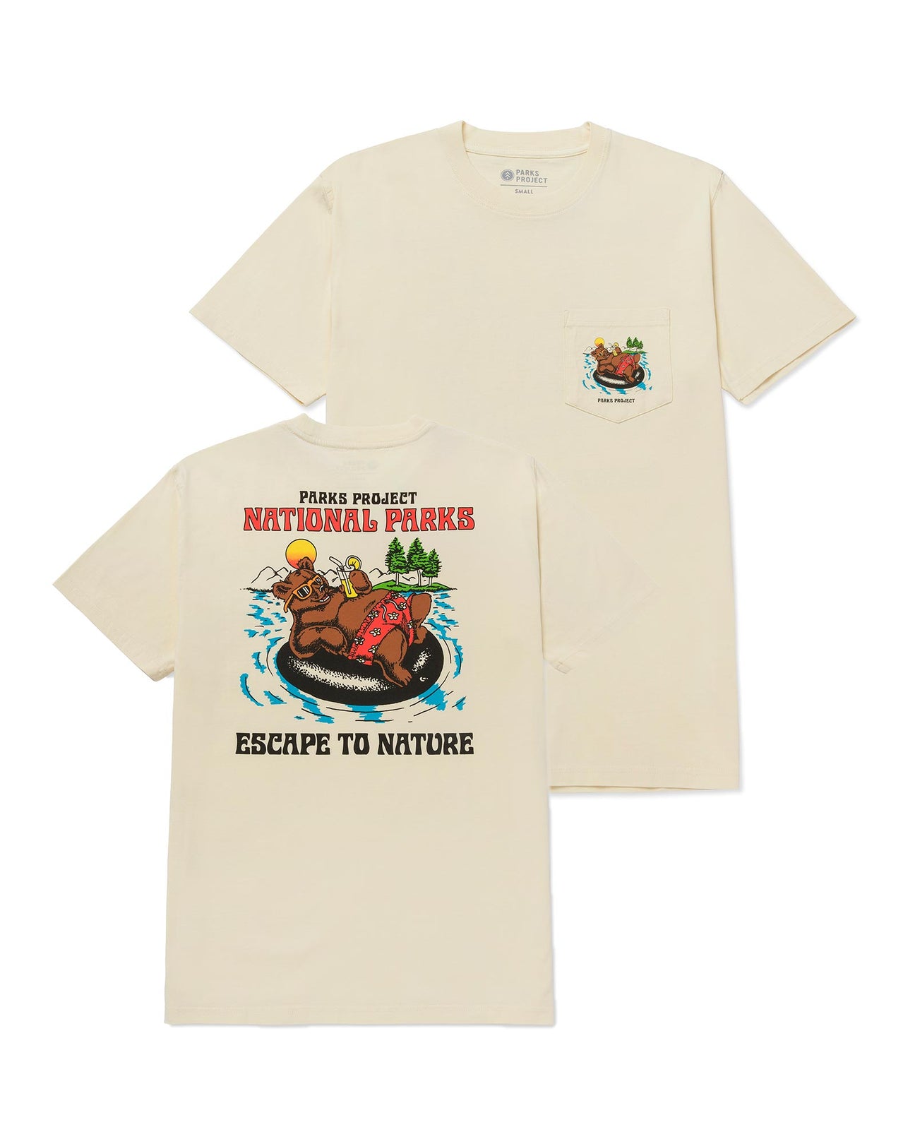 Shop Escape to Nature Bear Float Pocket Tee Inspired by National Parks ...